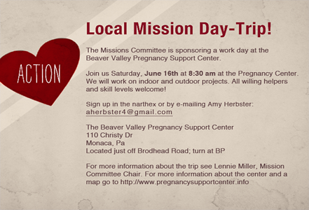 Mission Day Trip